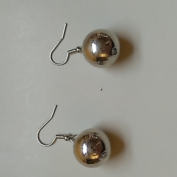 Saks Fifth Avenue | Jewelry | Vintage Silver Ball Earrings | Poshmark